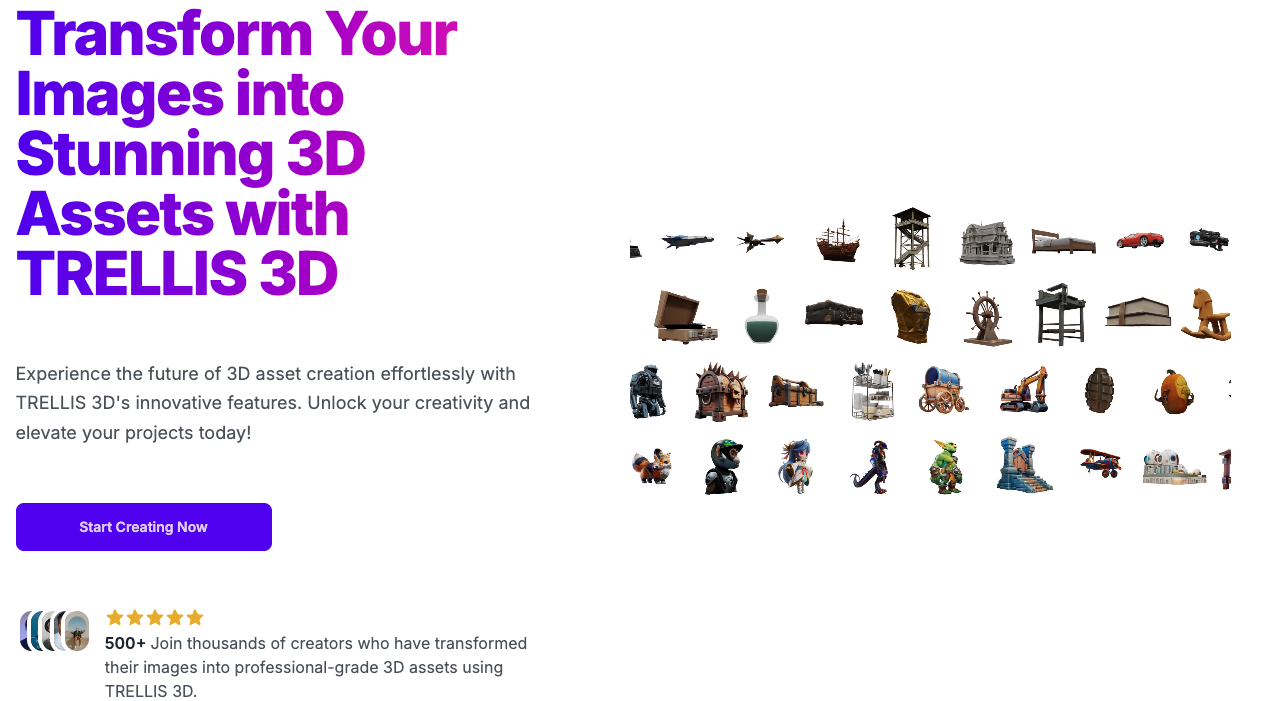 TRELLIS 3D - Revolutionizing 3D Asset Generation
